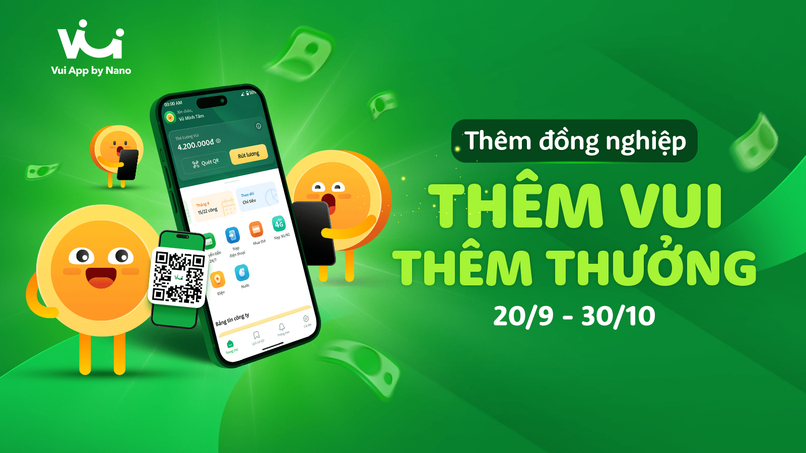 MỜI ĐỒNG NGHIỆP TẢI VUI APP